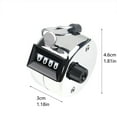High-Precision 4 Digit Mechanical Handheld Counter for Coaching and ...