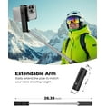 Portable Selfie Stick, Lightweight Extendable Stainless Steel Tube,All ...
