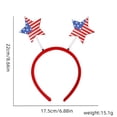 Blecry Party Balloon independence Day Patriotic Headband, Red White and ...