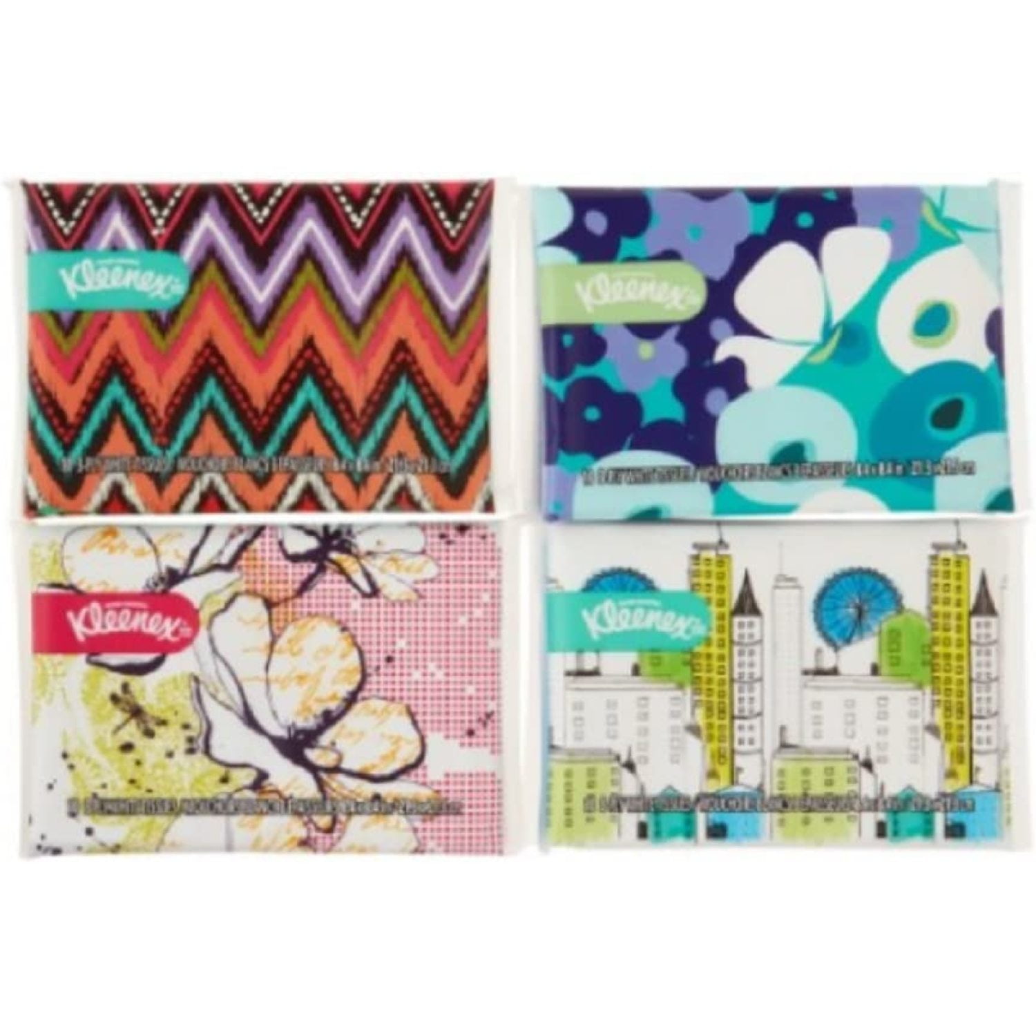 Slim Pack Facial Tissue 10 Count 3-ply (Pack of 12) - Walmart.com