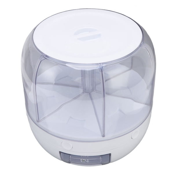 Rice Dispenser Tank,Grain Dispenser 6 Grids Grain Storage Organization ...