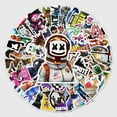 Afrotoyz Store 100-Piece Fortnite Stickers, Waterproof Vinyl Pixel ...