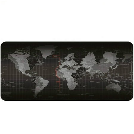 World map pattern pad slip office desk pad 90*40cm | Walmart Canada