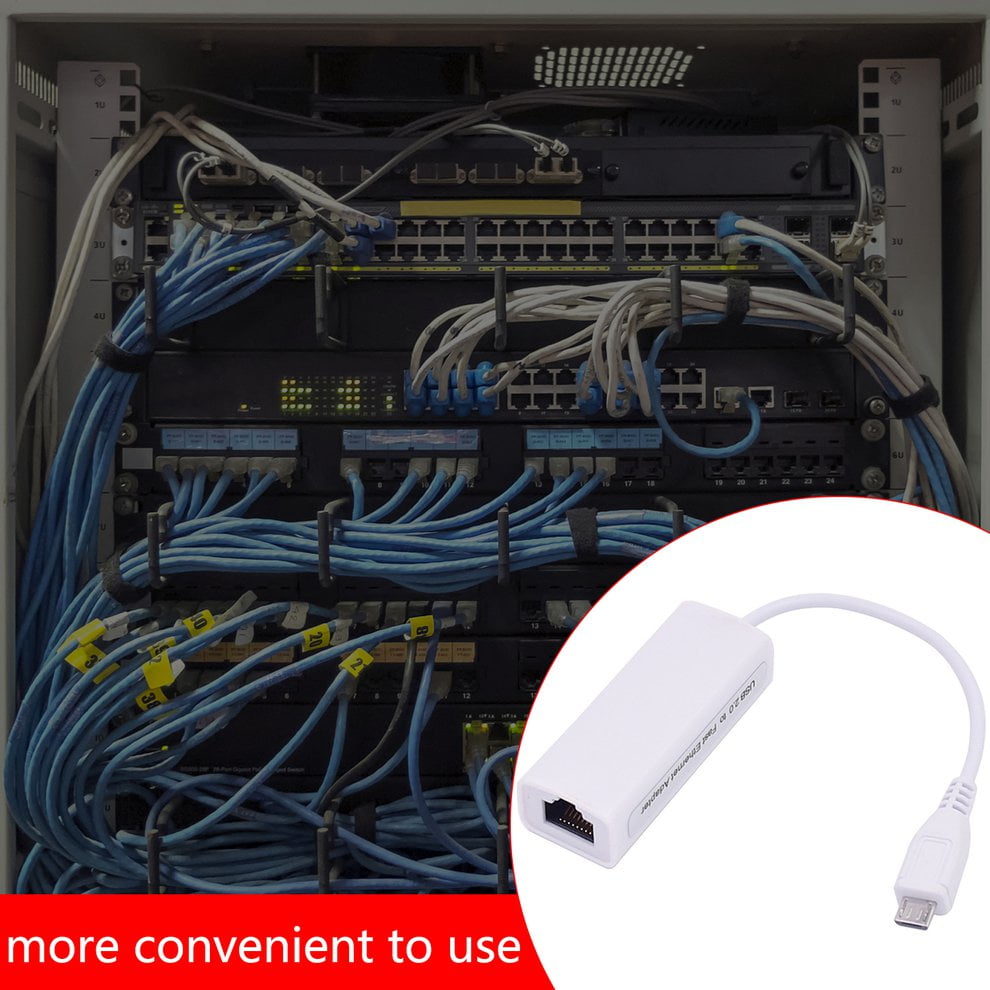 Buy NEW SALE!Micro USB To Ethernet Cable Interface Ethernet Adapter OTG ...