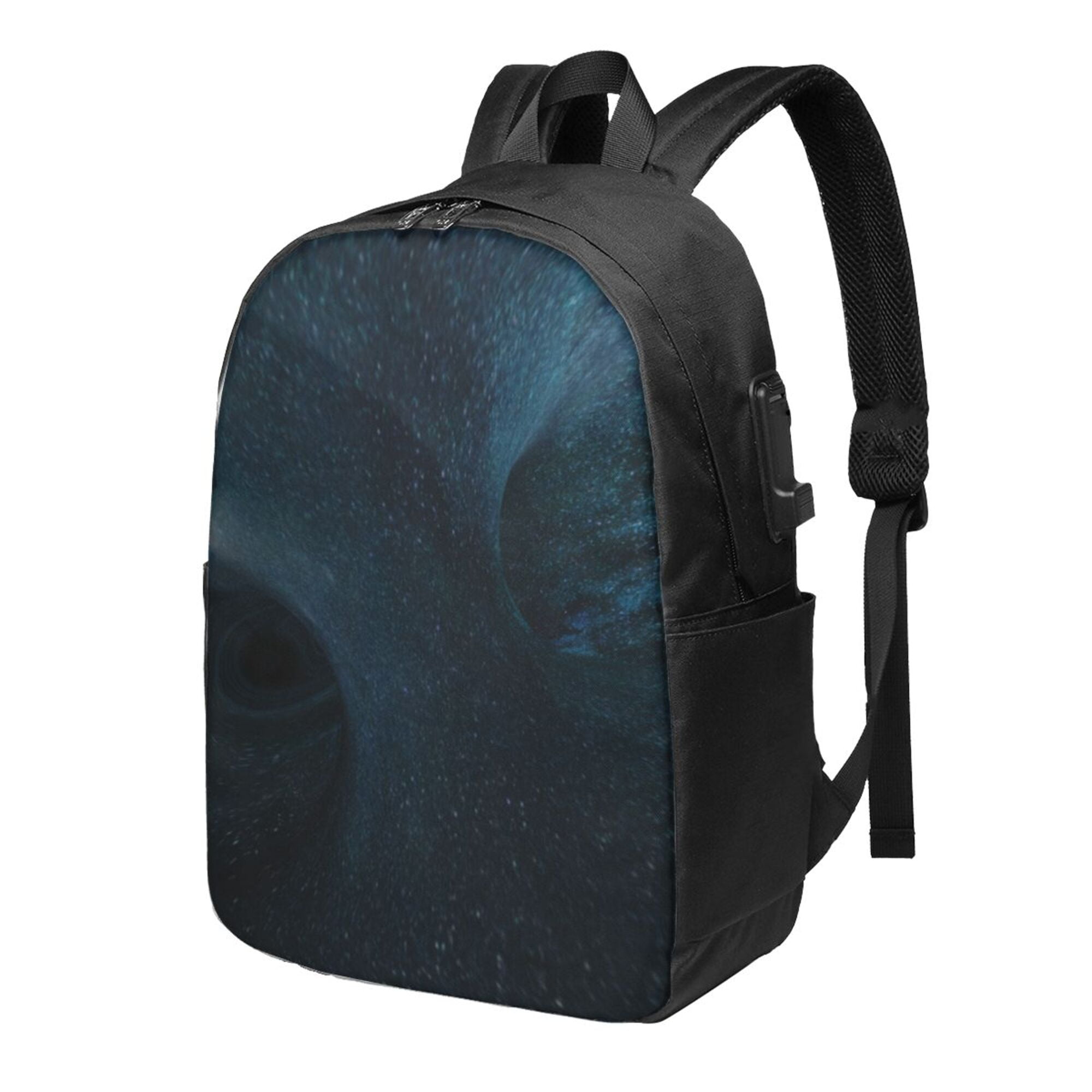 YFYANG 17" Laptop Backpack, Mysterious Cosmic Black Hole Fashion Travel ...