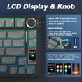 S75 Mechanical Keyboard with Screen&Knob, Tri-Mode Hot Swappable Gaming ...