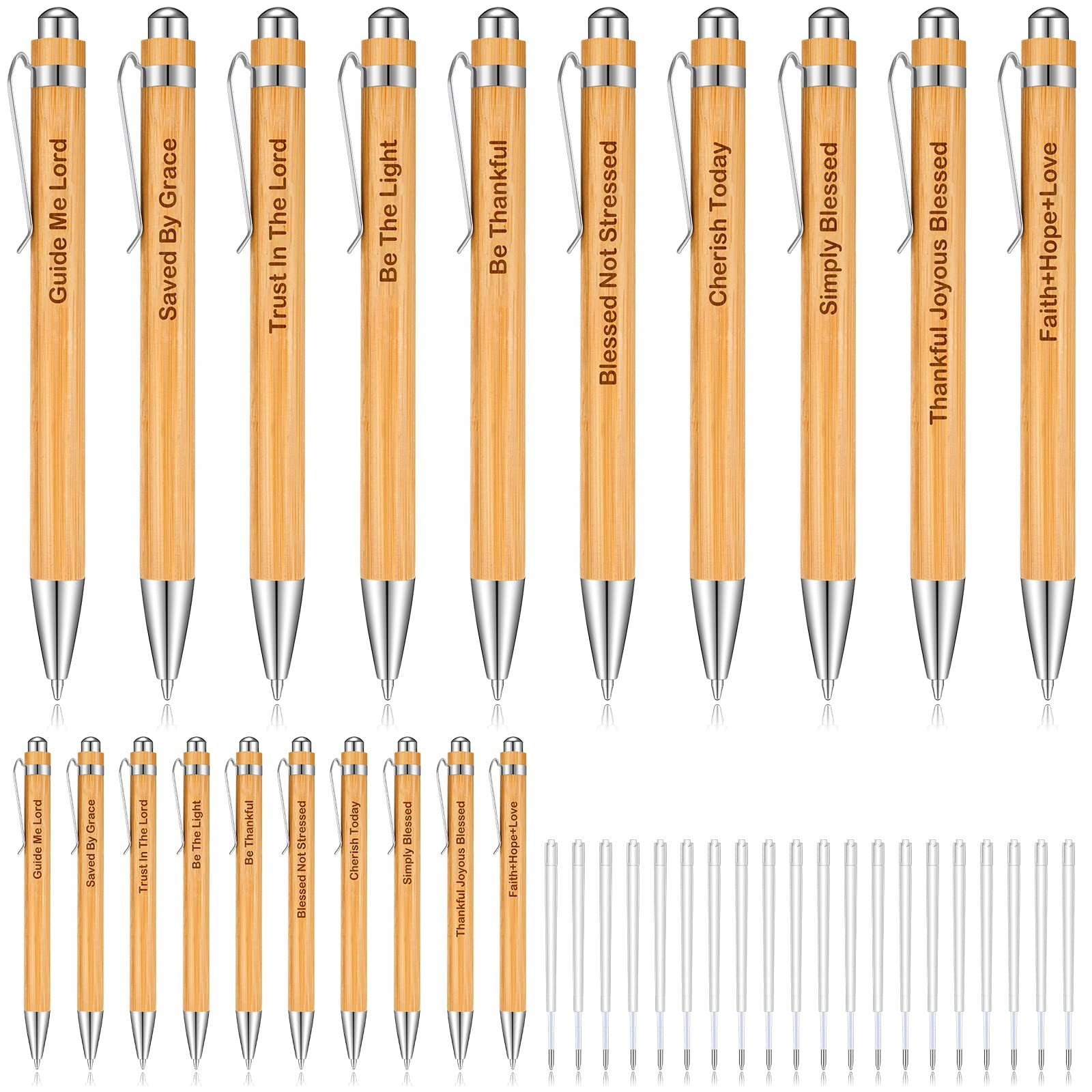 20 Pcs Bible Verse Pens for Christian Gift, Christian Ballpoint Pens ...