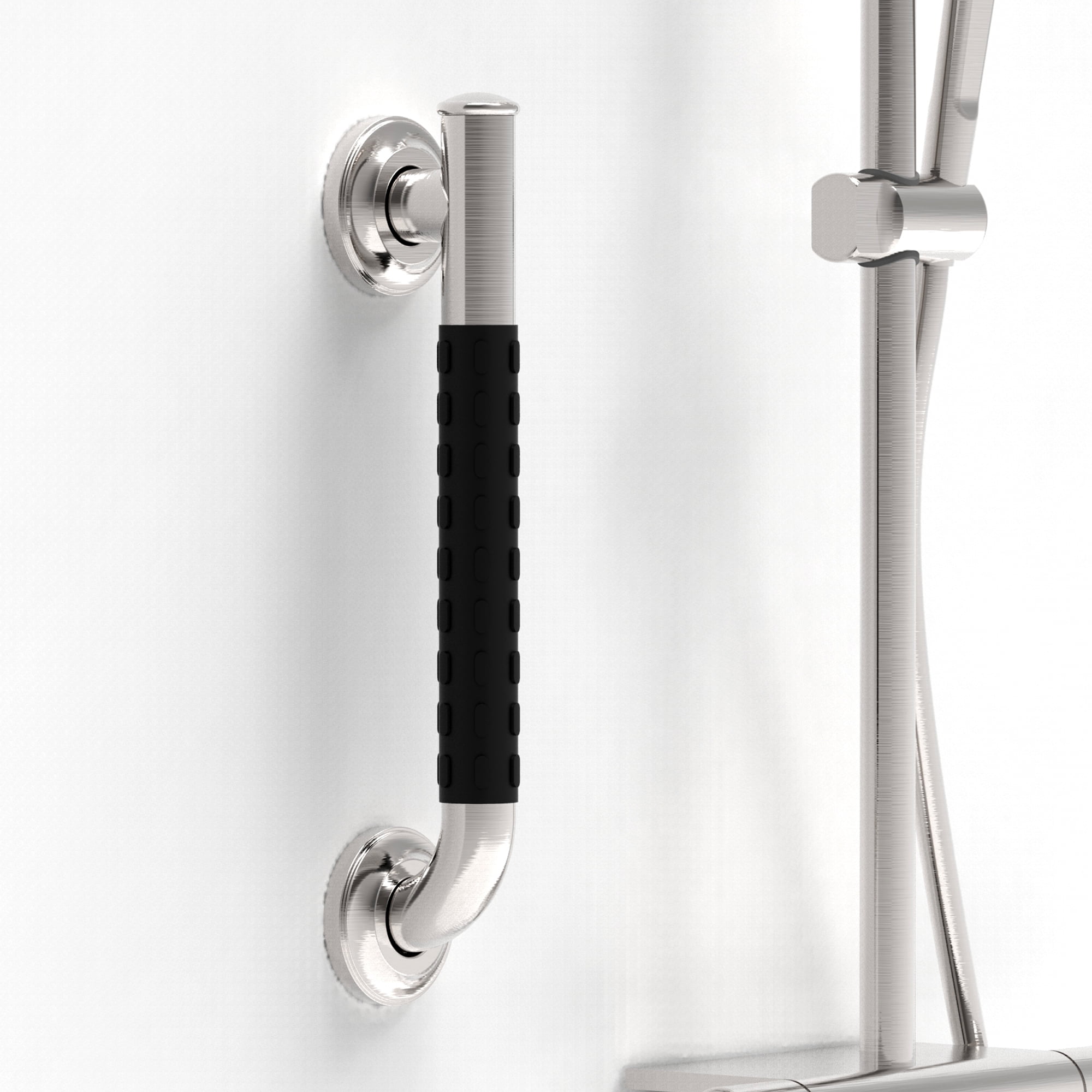 Ameriluck Bath Safety Grab Bar, Asymmetrical Design With Anti-slip Soft ...
