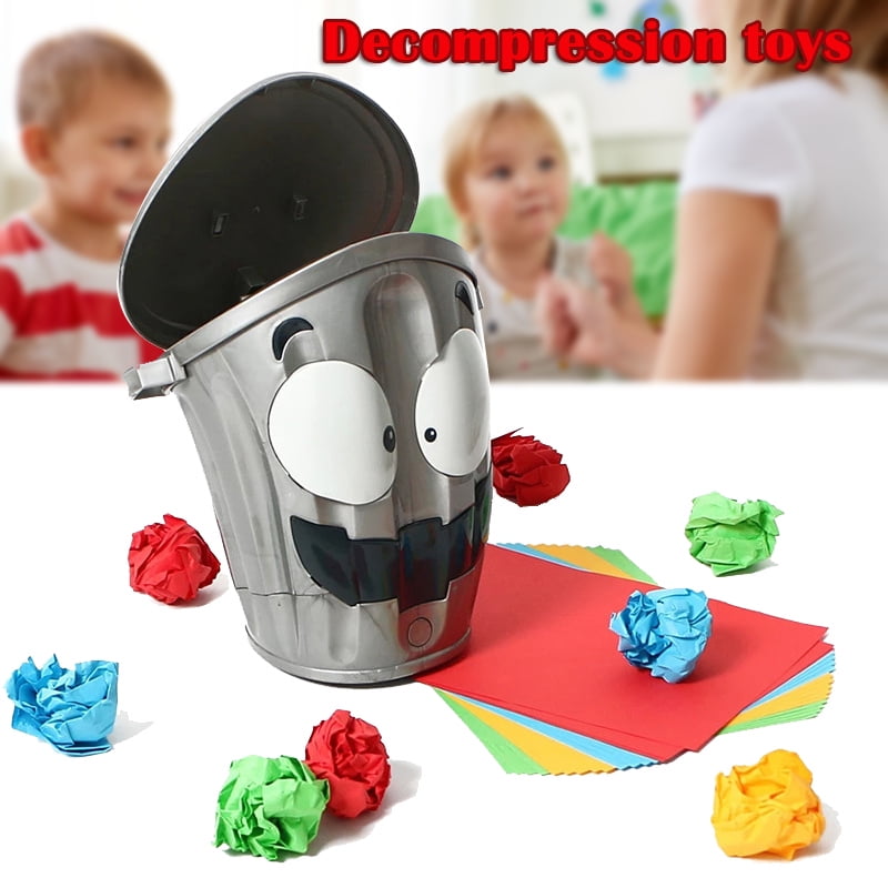 Electric Crazy Trash Can Indoor Competitive Shooting Game Decompression ...