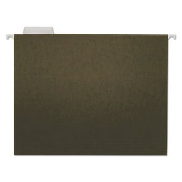 Universal Hanging File Folder Plastic Index Tabs, 1/5 Tab Cut, 2 1/4 ...