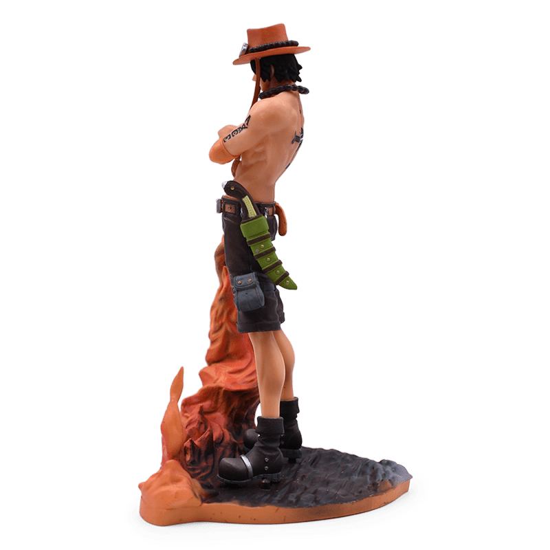Buy Ace Action Figure Pose One Piece Anime Statue Sculpture Craft ...