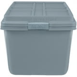 Hefty 18 Gallon Plastic Storage Tote, Smoke Blue, Set of 6 - Walmart.com