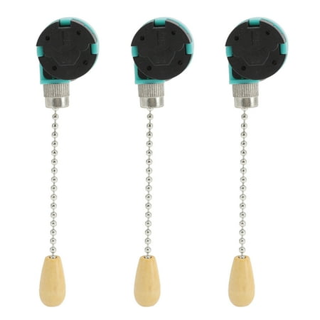 Pull Chain Cord Switch,3Pcs Ceiling Light Pull Ceiling Light Pull Chain ...