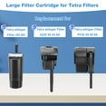Tawatiler Fish Tank Filter Cartridges for Tetra Whisper Bio-Bag 20i 40i ...