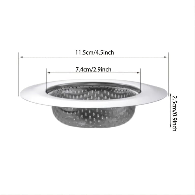 Bathtub Plug Rust-proof Stainless Steel Kitchen Sink Drain Strainer ...
