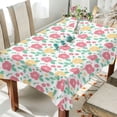 60x90in Square Printed Tablecloth Easy-Care Decorative Table Cloth for ...