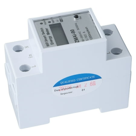 Single Phase Energy Meter WiFi Metering Switch Electric Meter APP ...