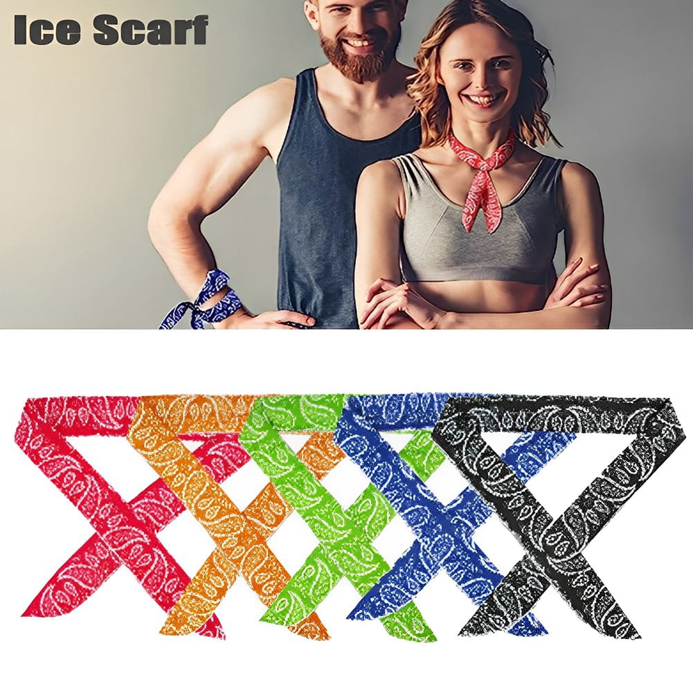 UDIYO Summer Cooling Bandana Ice Scarf, Cooling Neck Wraps for Men and ...