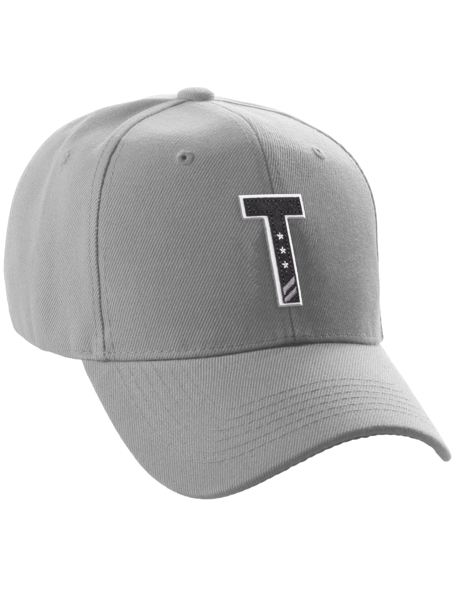 Daxton Structured Baseball Hat Cap 3D Alphabet A to Z Letter Number ...