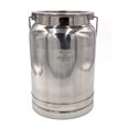 MilkMeister Large Stainless Steel Milk Can Totes - Metal Containers for ...