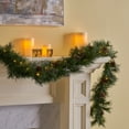 GDF Studio Christmas Garland with Mixed Needles, 20 Pine Cones, 50 LED ...