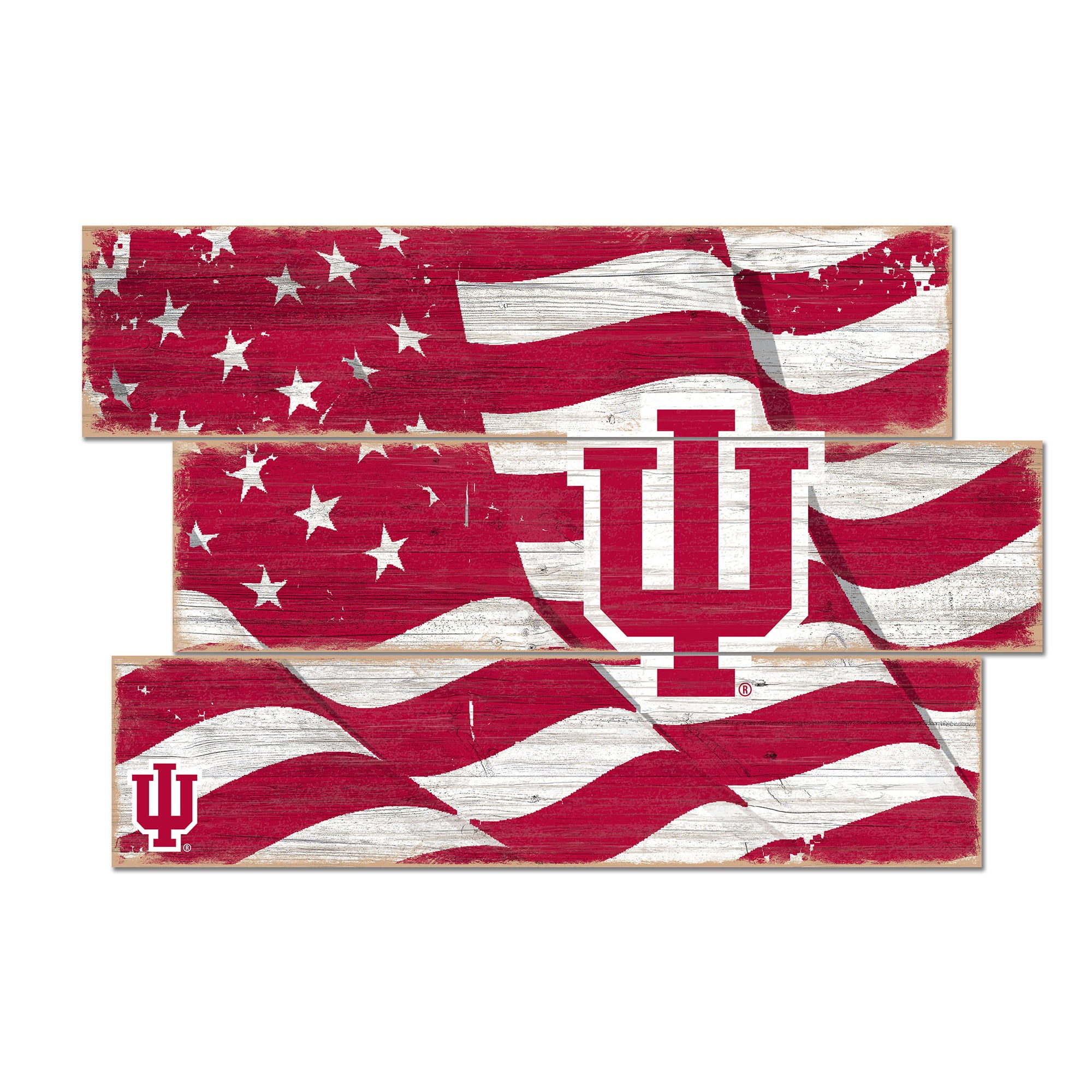 Indiana Hoosiers 3-Plank Team Flag - Walmart.com