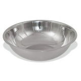 Crestware 8qt Stainless Steel Cooking Mixing Bowl, Silver, 12in Inside ...