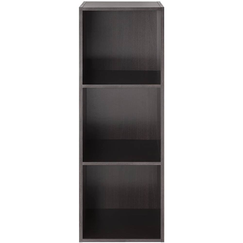 Cfowner 3-Tier Open Shelf Bookcase Storage Shelves-Brown - Walmart.com
