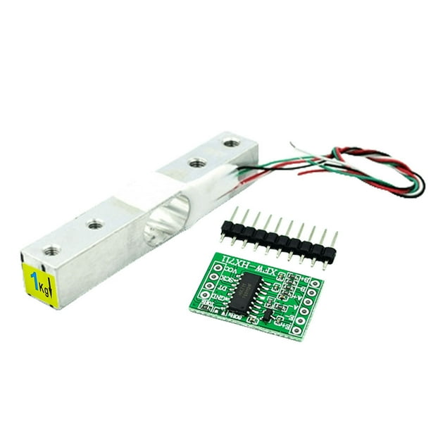 HX711 Weight Sensor Module 1KG Load Cell for Microcontroller (HX711 and ...