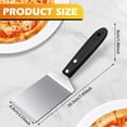 20 Pcs Small Pizza Spatula Stainless Steel Cookie Server With Wooden ...