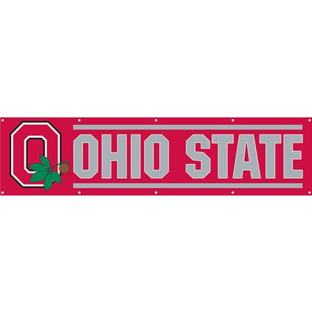 OHIO STATE BUCKEYES 8' WIDE OFFICIAL TAILGATE BANNER - Walmart.com