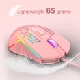 KUIYN M3 Ultralight Honeycomb Shell Wired Optical Gaming Mouse,RGB ...