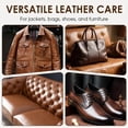 2-in-1 Leather Cleaner & Conditioner for Couches, Car Seats - Restores Shine, Prevents Cracking ...