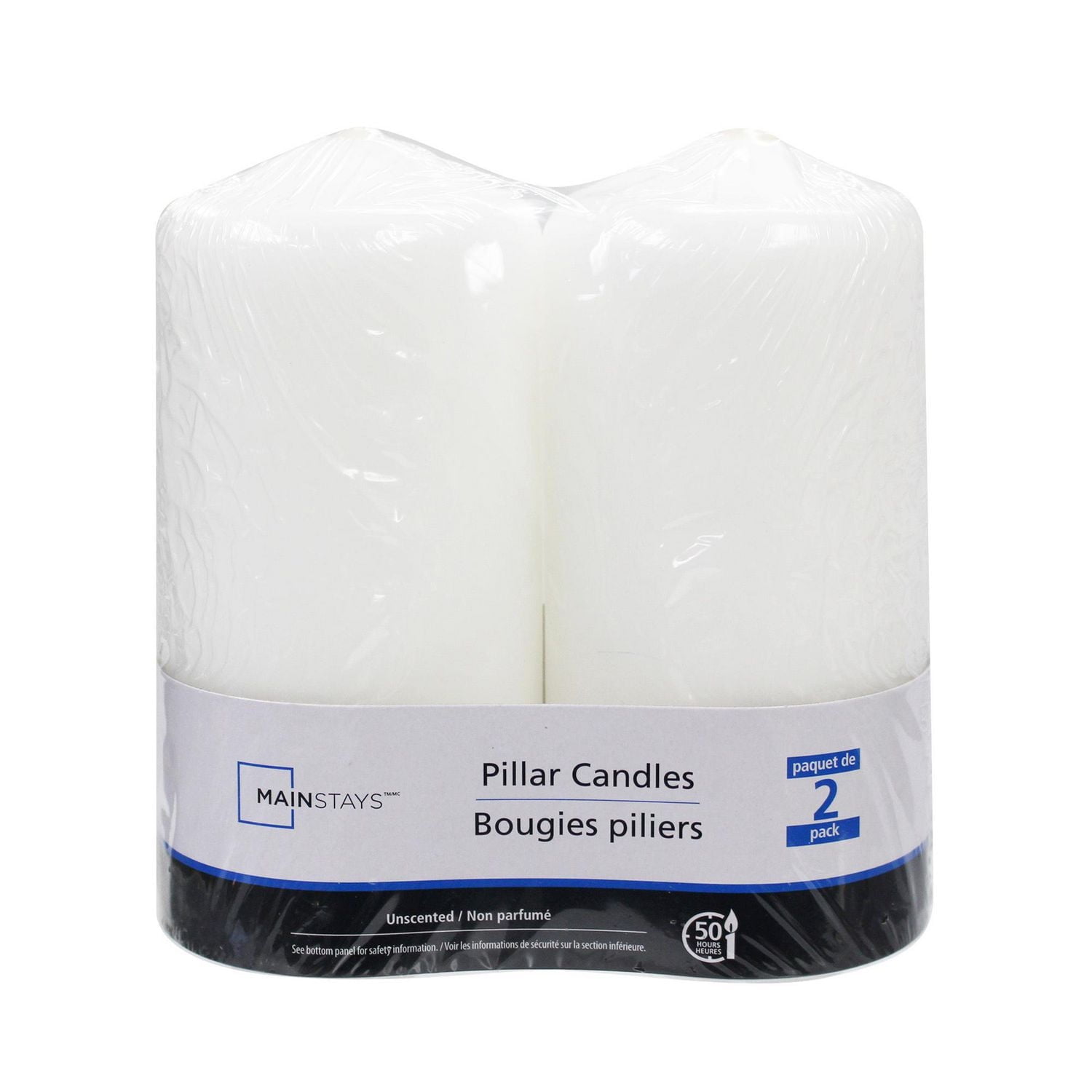 Click here for Mainstays Unscented 2pk White Pillar Candles Other prices