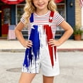 Afdoent 4Th Of July Kids Overalls Independence Day Print Patriotic ...