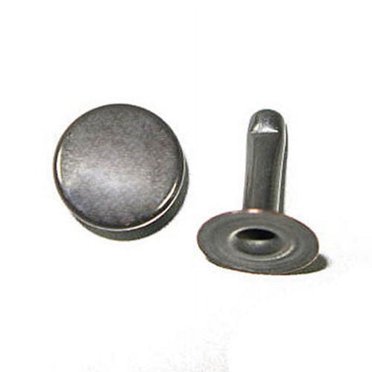 Rapid Rivets Medium 7mm Cap 9mm Post Nickel Speedy - Walmart.com