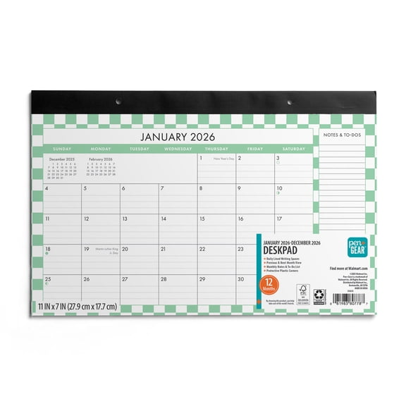 OFFIGAM Mini Rectangular Monthly Planner Calendar 9x6.5CM for Women ...