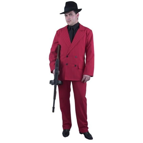 Adult Red Gangster Suit Costume - Walmart.com