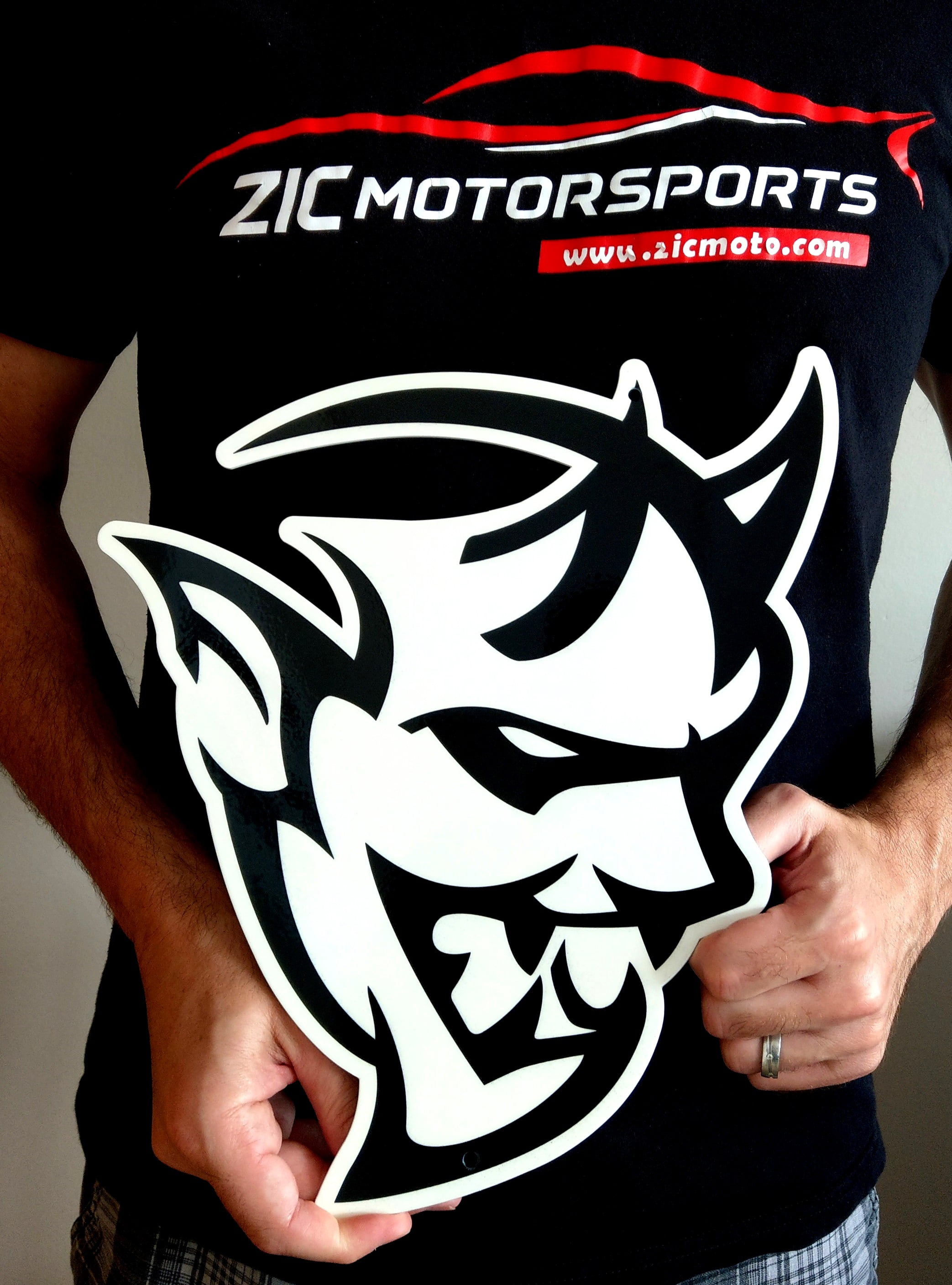 Dodge Demon Cutout Steel Sign - Black - Walmart.com