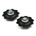 2 Pcs Black 10T Bike Rear Derailleur Pulley Set Bicycle Wide Narrow ...