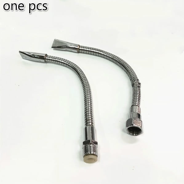 1/4" 3/8" 1/2" Metal Flexible Flat nozzle Water Oil Coolant Pipe Hose ...