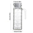 Cold Water Pitcher & Beverage Dispenser | Slim Refrigerator-Safe Design ...