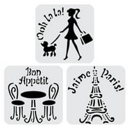 Decoart Americana Stencil Decor The French Inn - Walmart.com