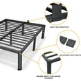 14 Inch Full Bed Frame, Platform Bed Frame with Round Corner , 3500 lbs ...
