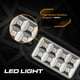 Sunpie 12 Pod RGB-W LED Rock Lights Kits for Off Road Truck ATV SUV ...