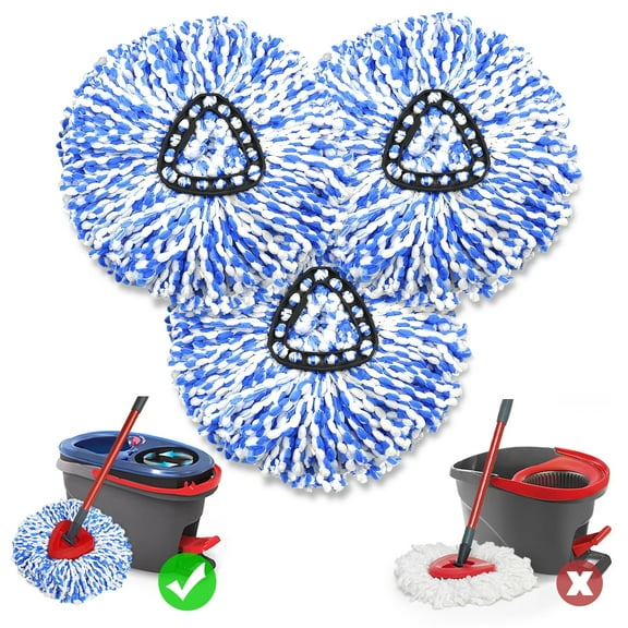 Mop Heads Replacements for Ocedar, Mop Replace Head for O Cedar, Spin ...
