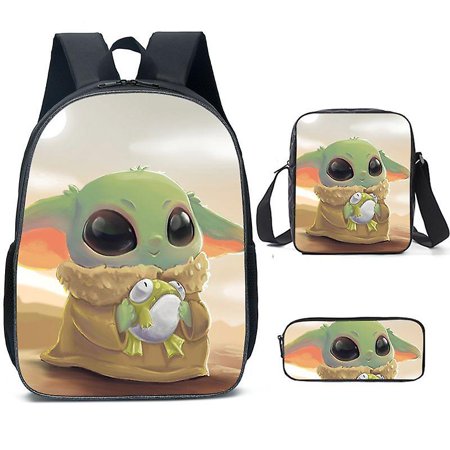 Baby Yoda primary school bag shoulder bag pencil bag backpack | Walmart ...
