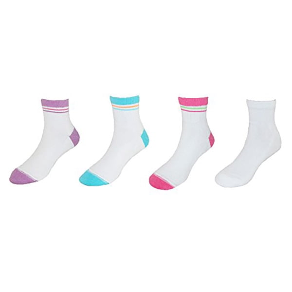 Girl's ComfortBlend EZ Sort Socks (6-Pack) - Walmart.com