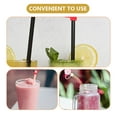 6pcs Drinking Straws Covers Cartoon Straw Caps Decorative Straw Plug ...