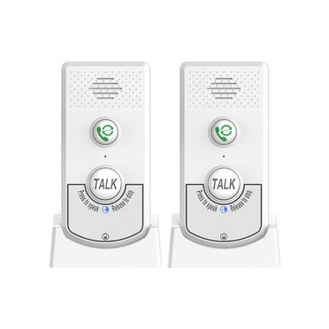 HOSMART Two-Way Wireless Intercom System, 1000ft Range, Indoor Voice ...